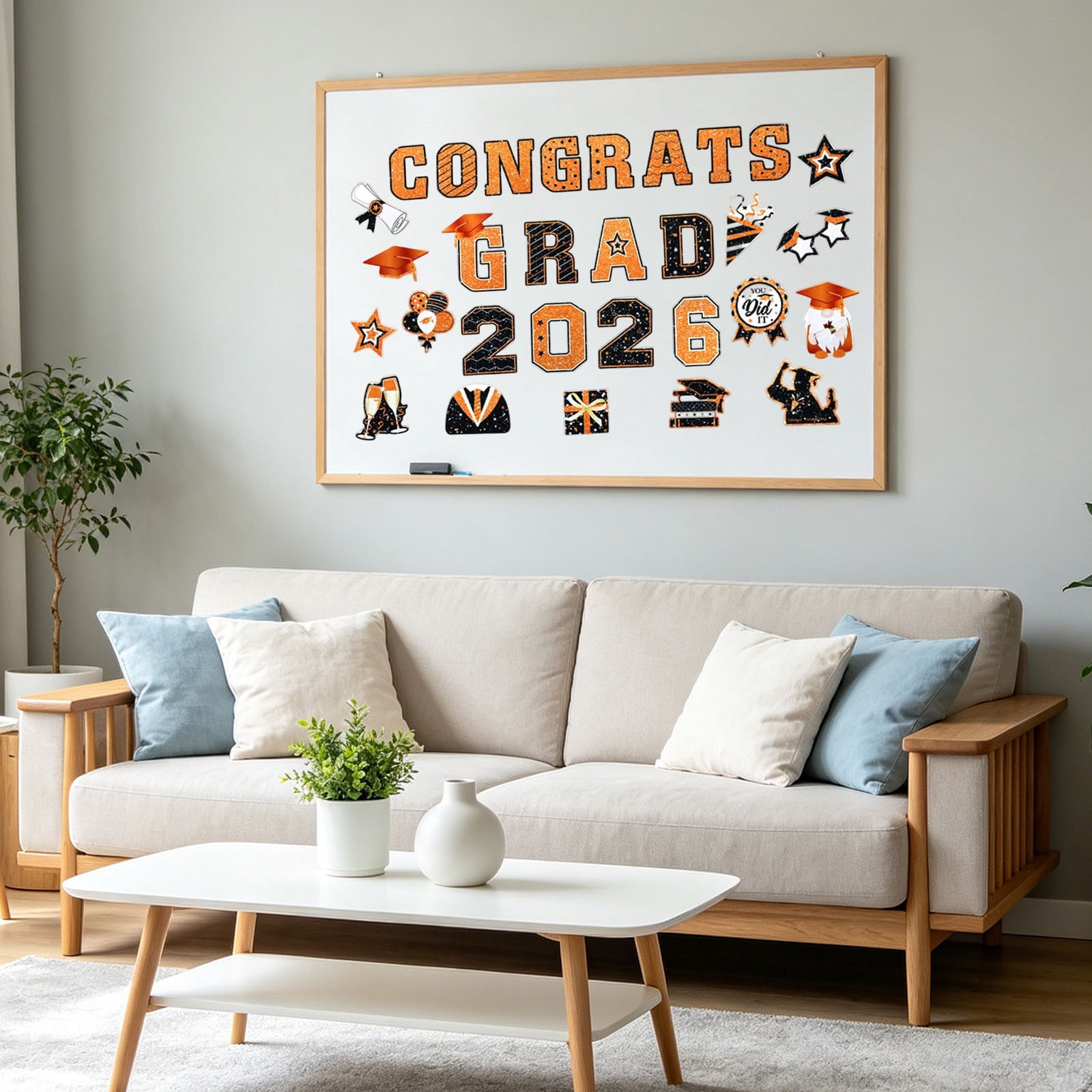 2026 Graduation Car Magnets, Congrats Grad Magnetic Decals for Car ...