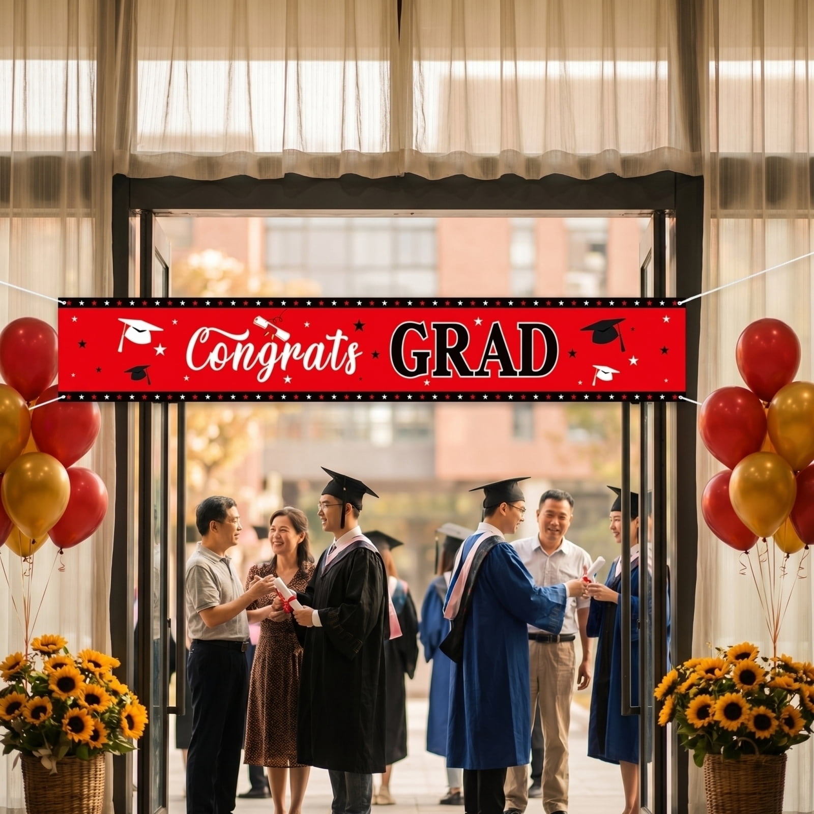 2026 Graduation Celebration Banners Congrats Grad Photography ...