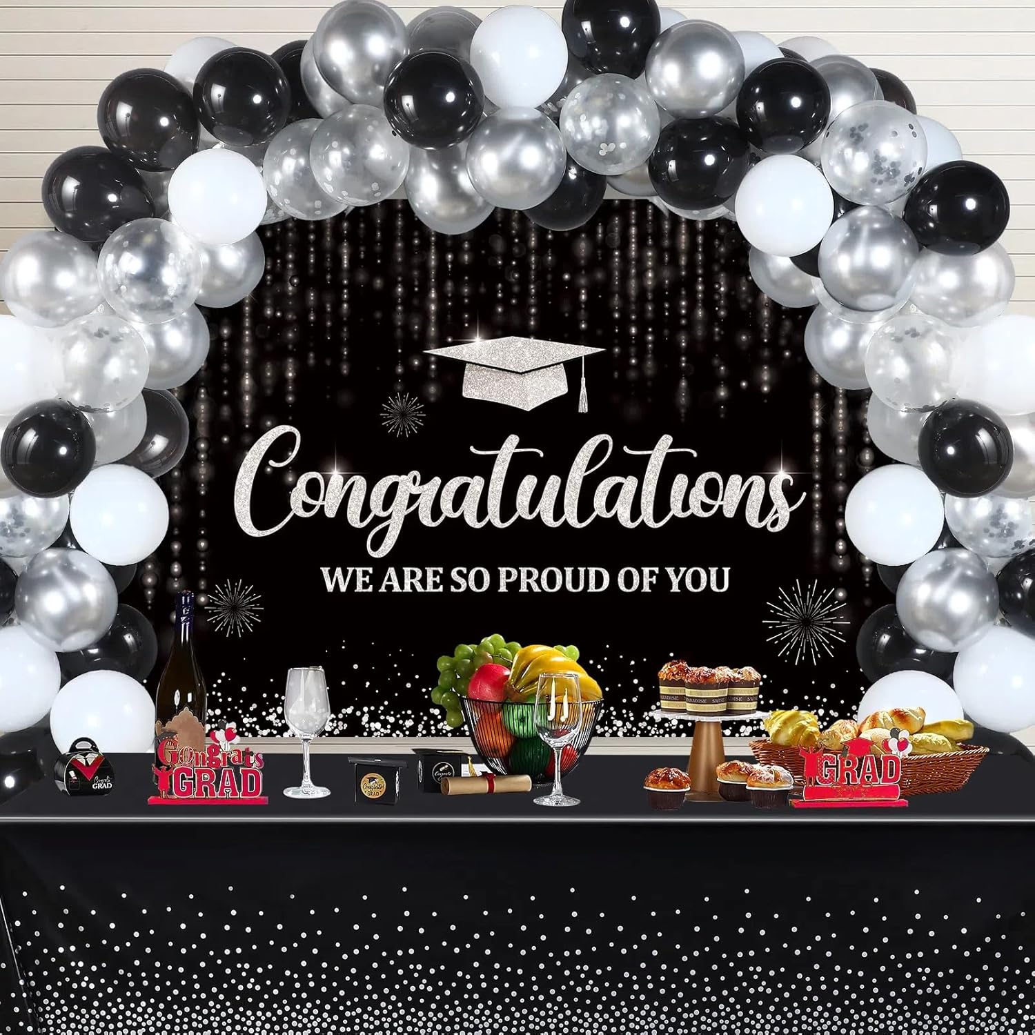 2026 Graduation Decorations Congratulation Party Supplies Congrats Grad
