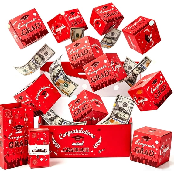 2026 Graduation Explosion Gift Box – 16 Layer Surprise Pop Up Box for ...