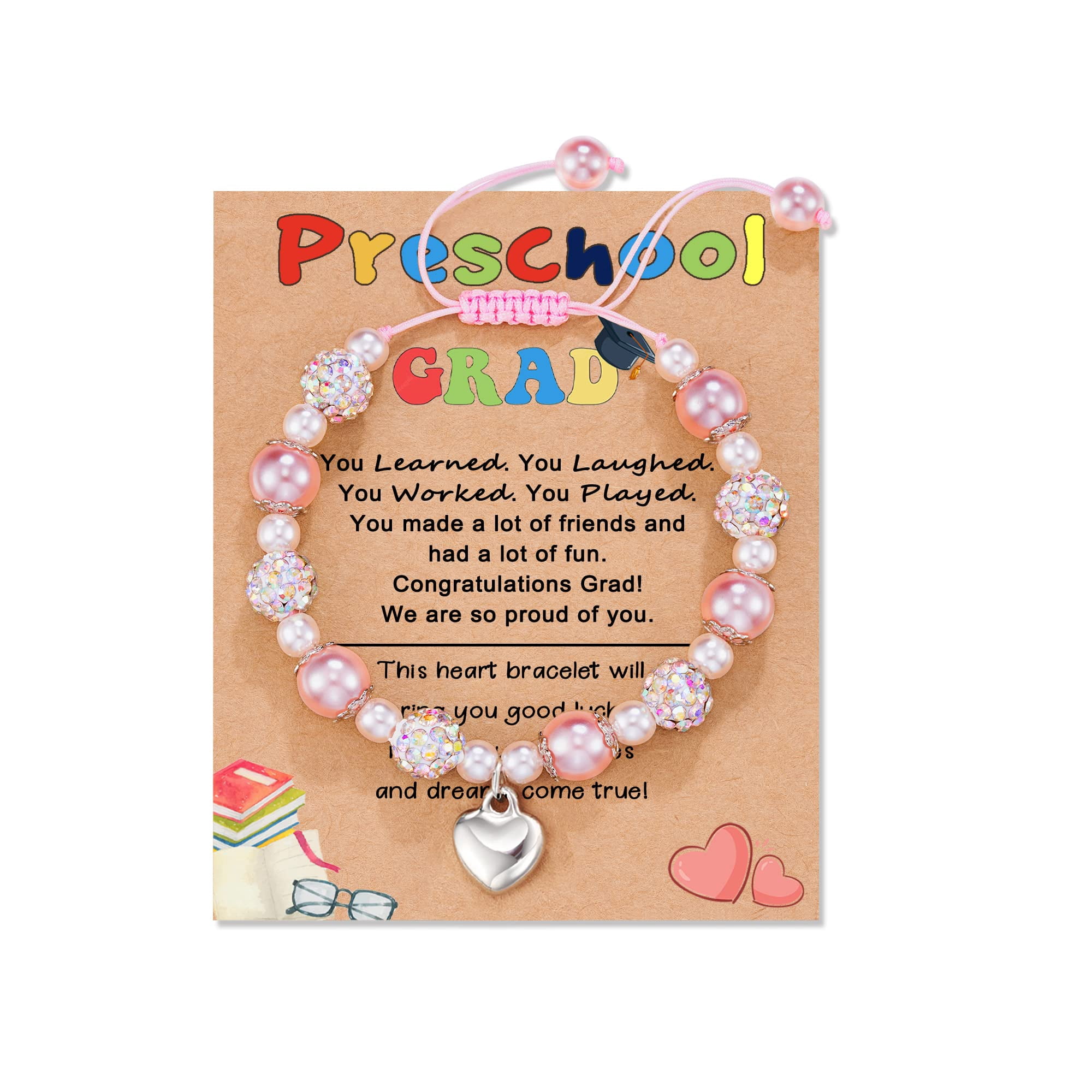 2026 Graduation Gifts | Heart Bracelet for Daughter/Granddaughter/Niece ...