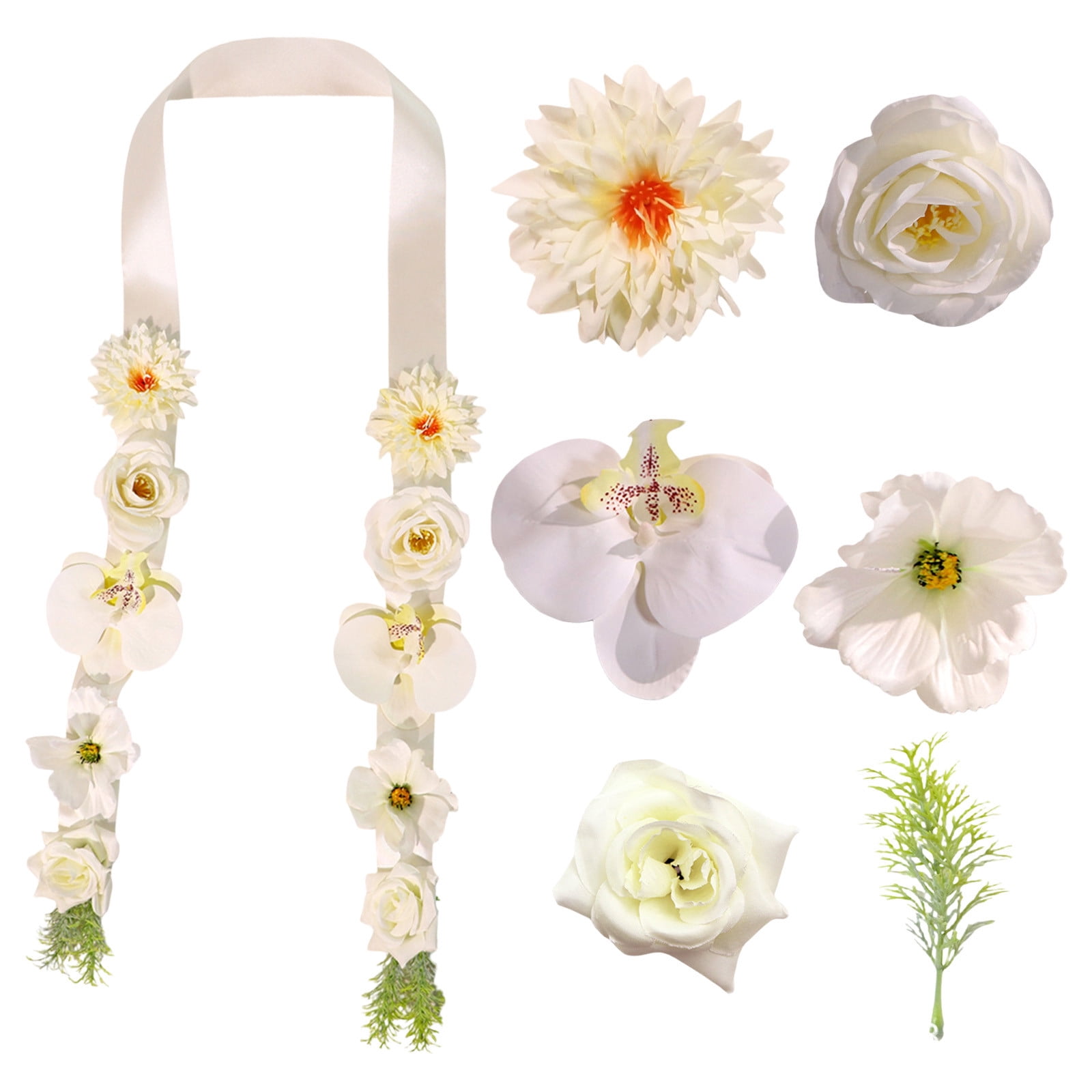 2026 Graduation Leis for Women - Tropical Floral Graduation Wreath with ...