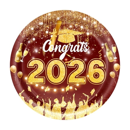 Chalkboard Graduation Paper Dessert Plates, 7in, 8ct - Walmart.com