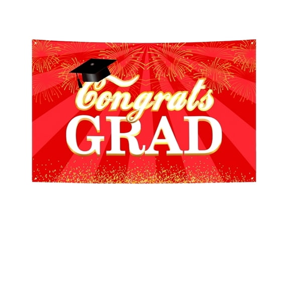 2026 Graduation Party Backdrop Congrats Grad Class of 2026 Large Banner ...