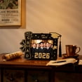 2026 Graduation Photo Booth Frame - Black & Gold Grad Cap Picture Frame ...