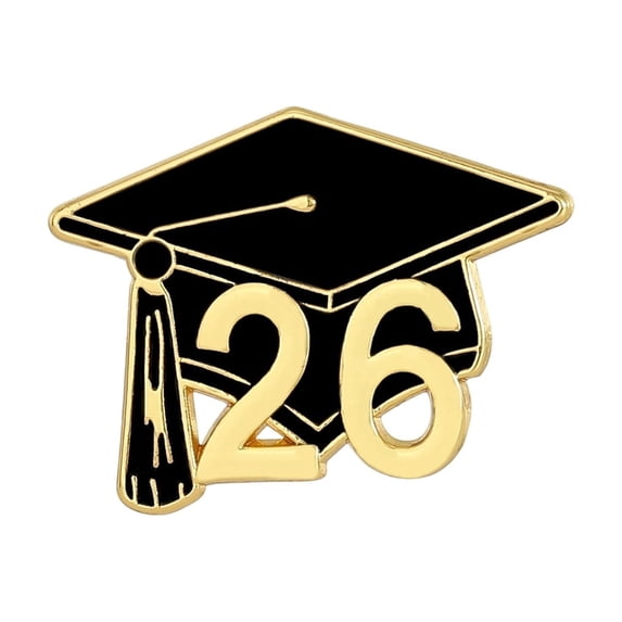 2026 Graduation Season Doctoral Cap Badge Elegant Academic Brooch ...