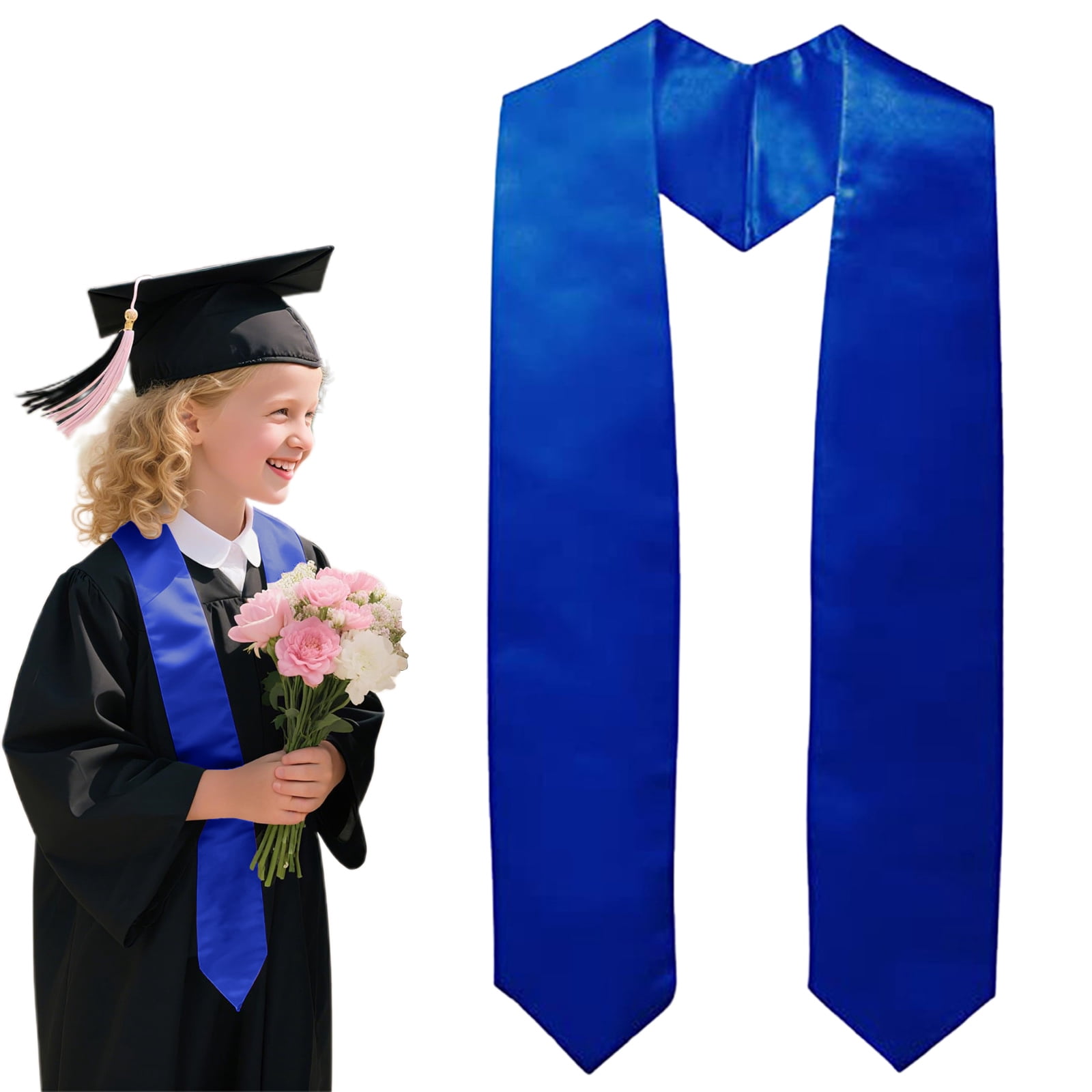 2026 Graduation Stole Blank Graduation Sash Customizable Satin ...