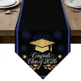 2026 Graduation Table Runner Linen Burlap Table Runner 72 Inches Long ...