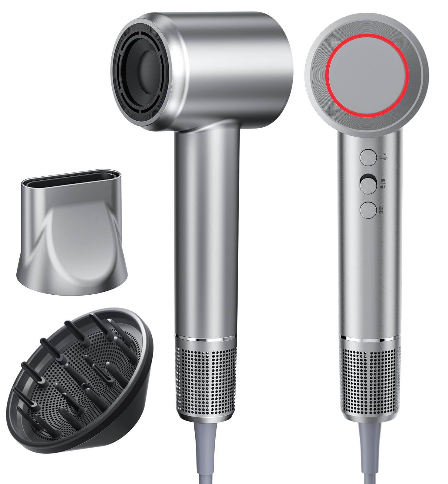 2026 Hair Dryer, Blow Dryer with Diffuser - 200,000 RPM High-Speed ...