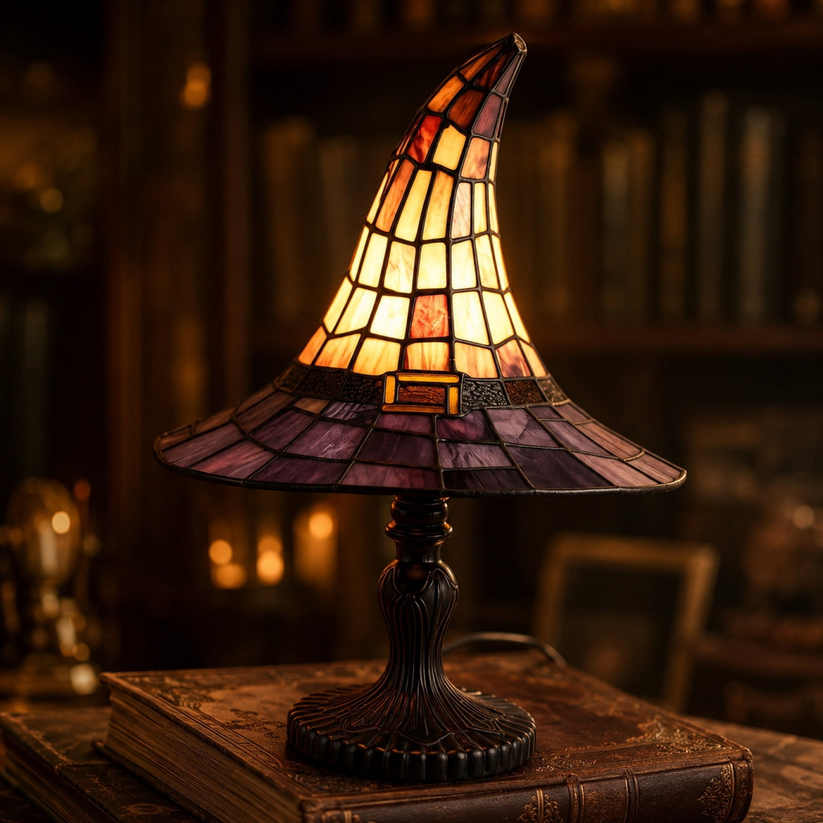 2026 Halloween Witch Hat Lamp, Halloween Witch Night Light, Table Desk ...