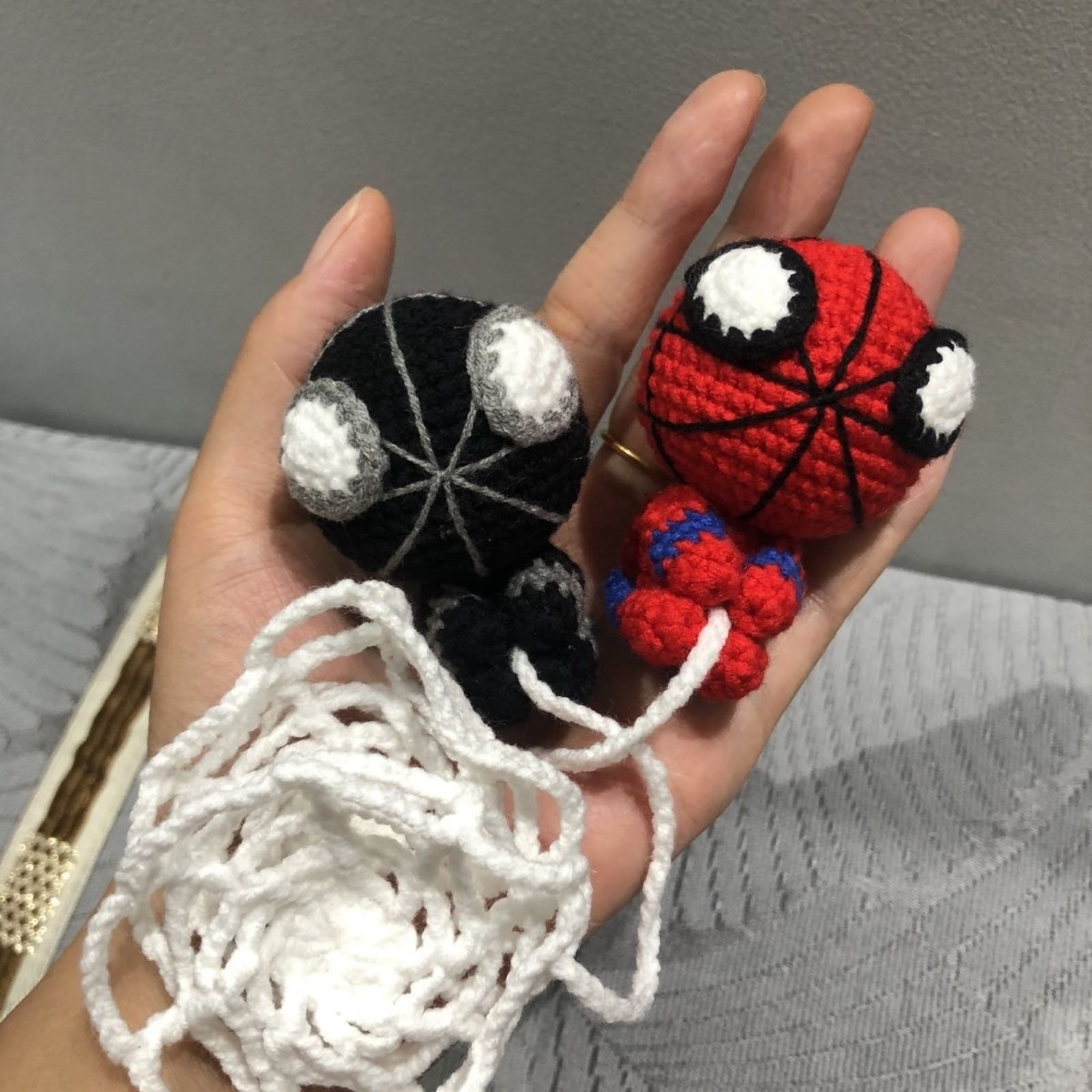 2026 Handmade Superhero Crochet Doll, Soft Knit Plush Ornament, Animal ...