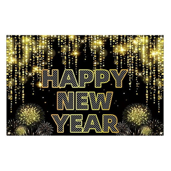 2026 Happy New Year Banner, City Theme Countdown Party Wall Decor ...