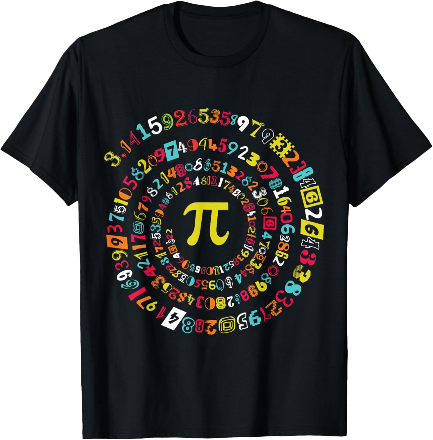 2026 Happy Pi Day Clothing Funny Spiral Math Mens T-Shirt - Walmart.com