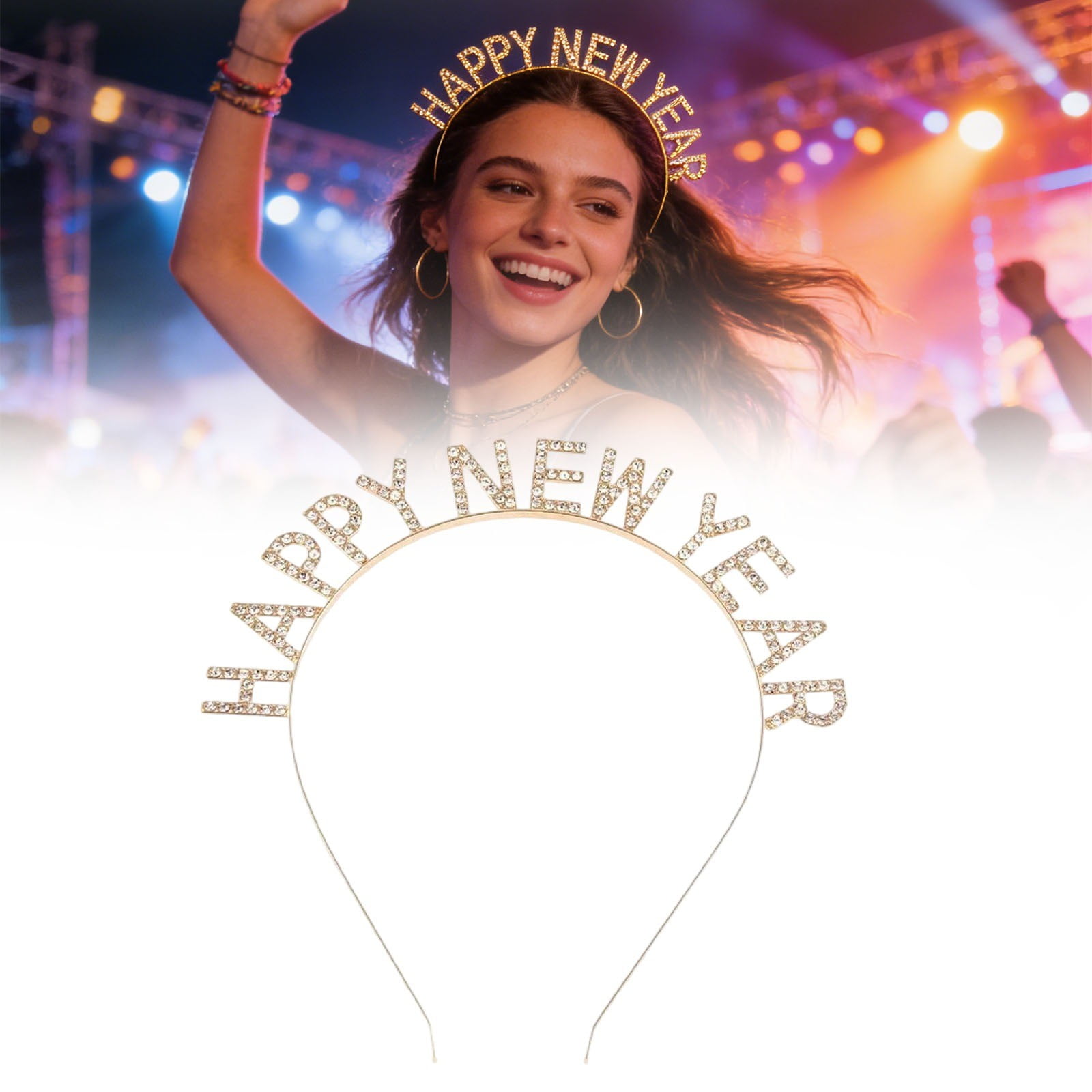2026 Headbands – New Years 2026 & Happy New Year 2026 Headband, New ...