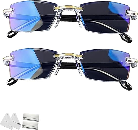 2026 High Hardness Anti Blue Light Intelligent Dual Focus Glasses,Self ...