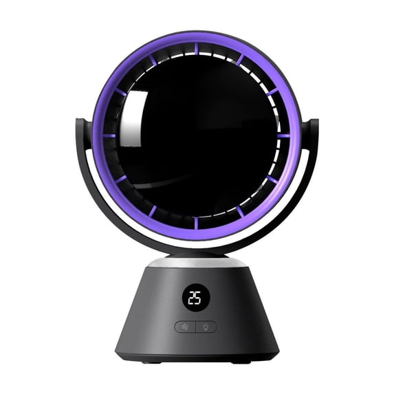 2026 High-Speed Turbo Desk Fan with 120° Auto-Oscillation, Quiet Air ...