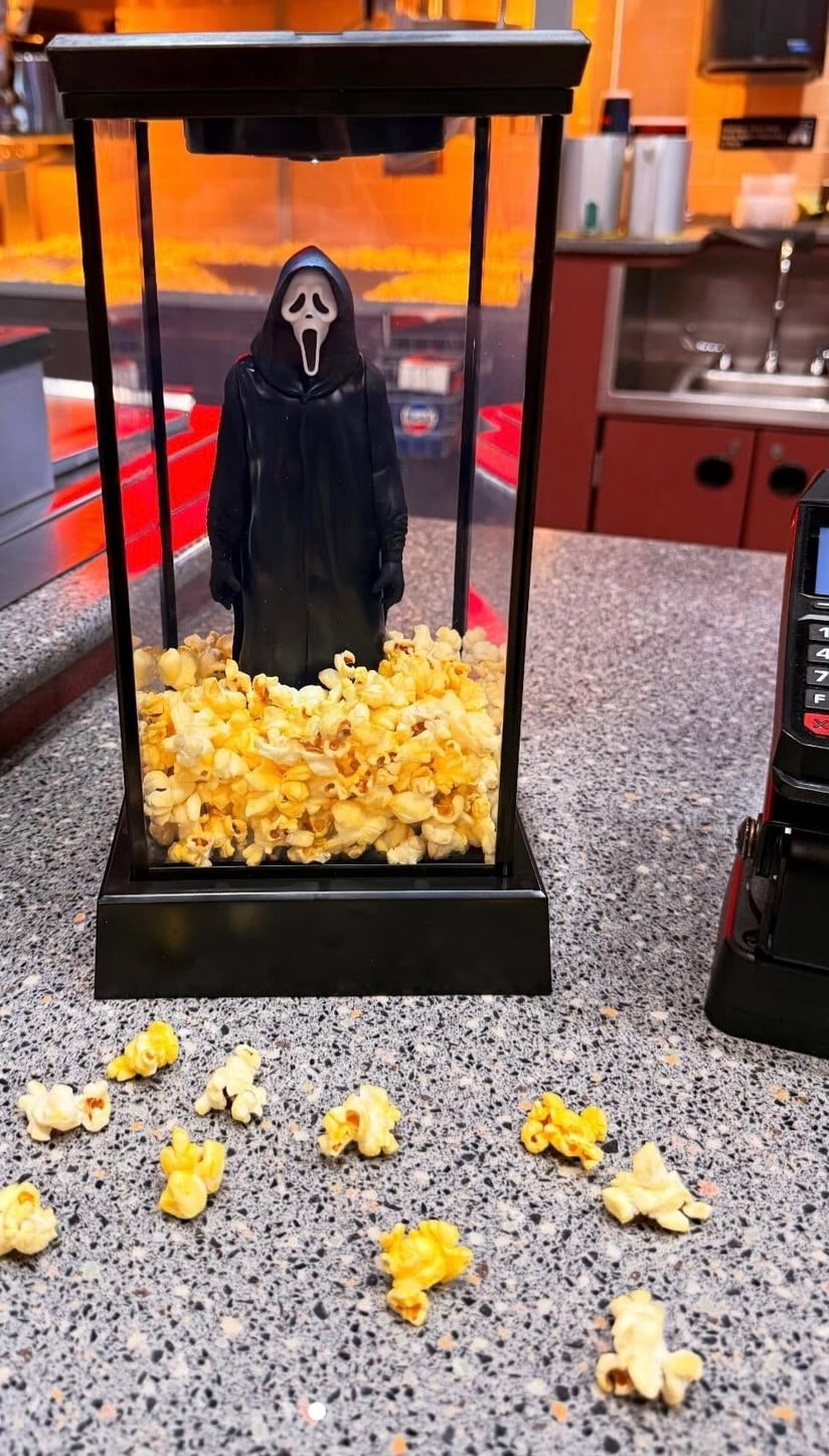 2026 Horror Movie Ghost Face Display Case LED Popcorn Bucket - Walmart.com