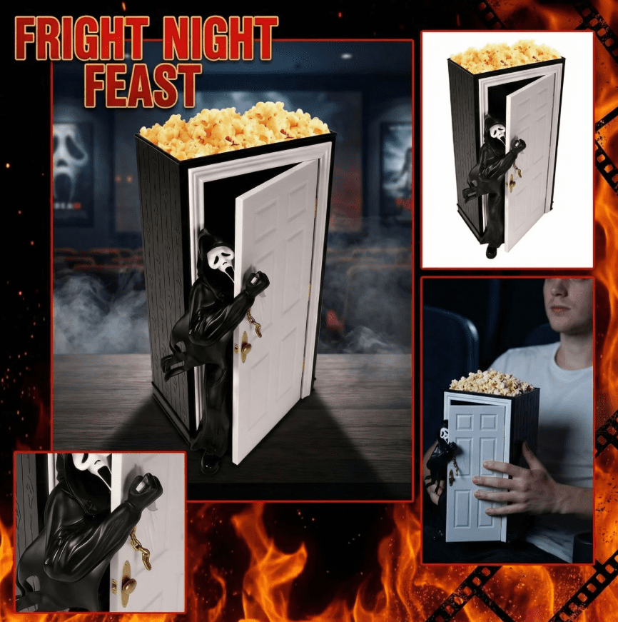 2026 Horror Series 7 Ghost Face Popcorn Bucket Let Me In Popcorn Bucket ...
