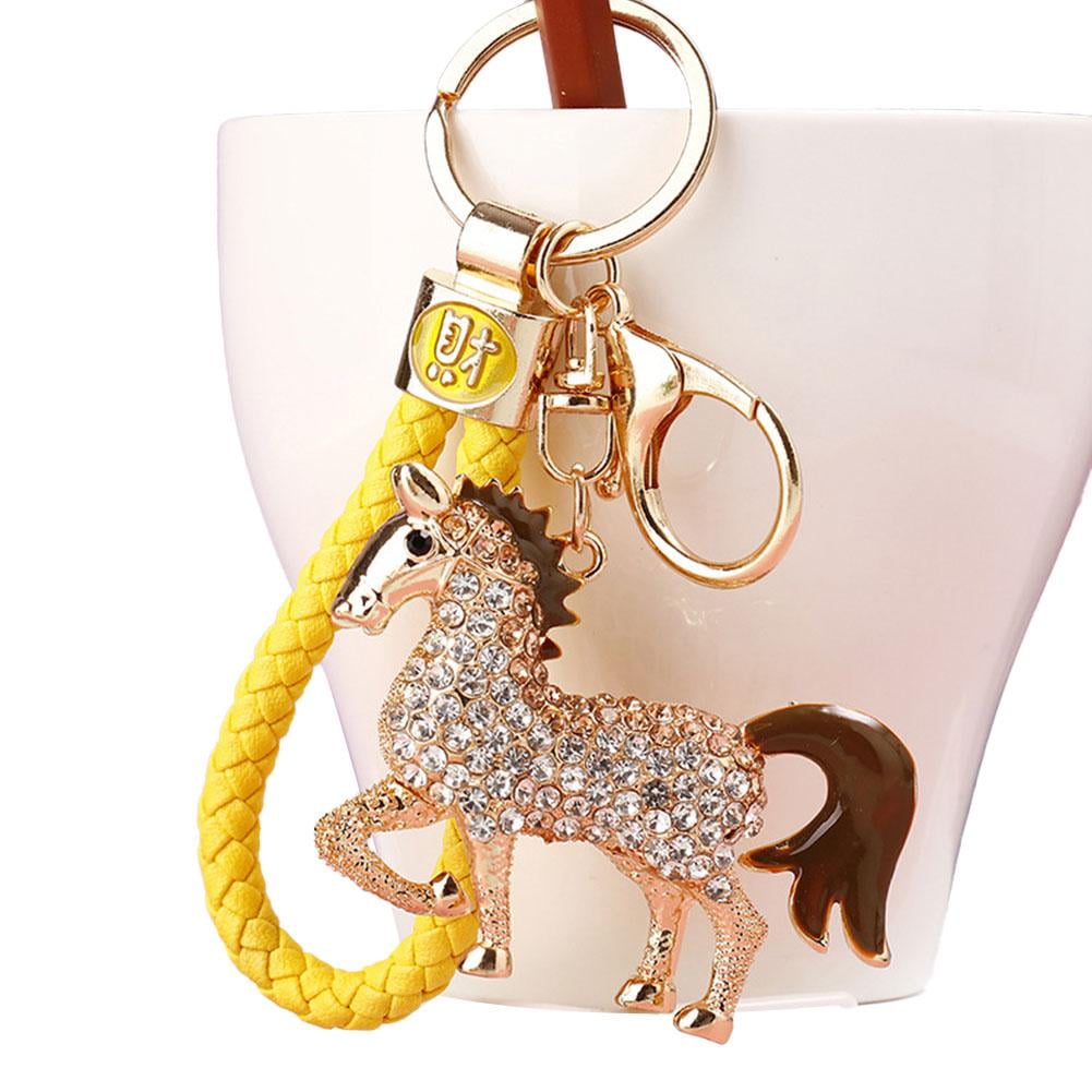 2026 Horse Keychain Chinese New Year Horse Year Keychain Sparkling ...
