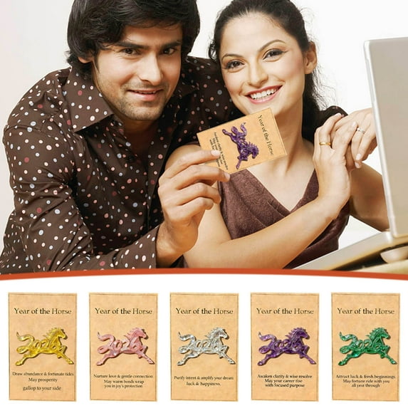 2026 Horse Pocket Hug Ornament - Cute Mini Horse Decoration for New ...