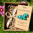 2026 Horses Pocket Hug, Lucky Crystal Horse Decoration A Symbol of ...