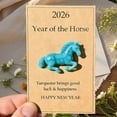 2026 Horses Pocket Hug, Lucky Crystal Horse Decoration A Symbol of ...