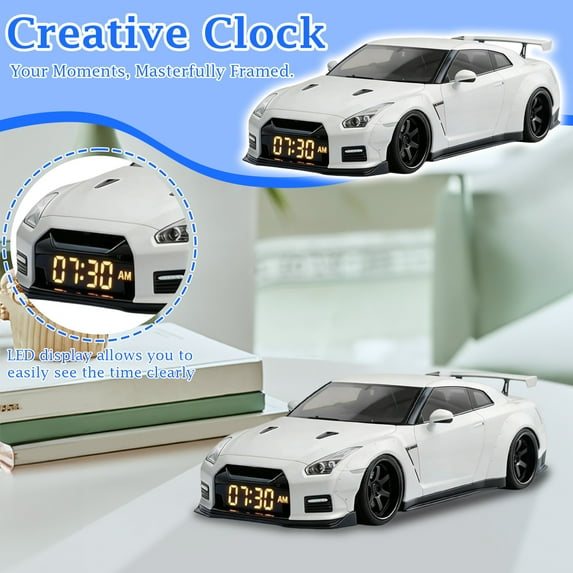 2026 Hypercar Alarm Clock, Realistic Engine & Light Effects, Sports Car ...