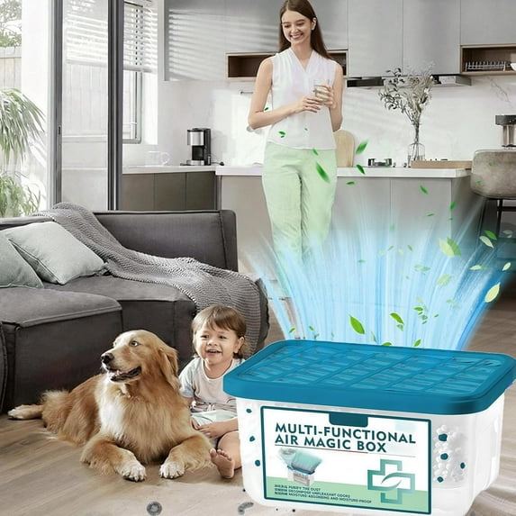 2026 Indoor Air Purification Dust Removal Magic Box, Multi-Functional ...