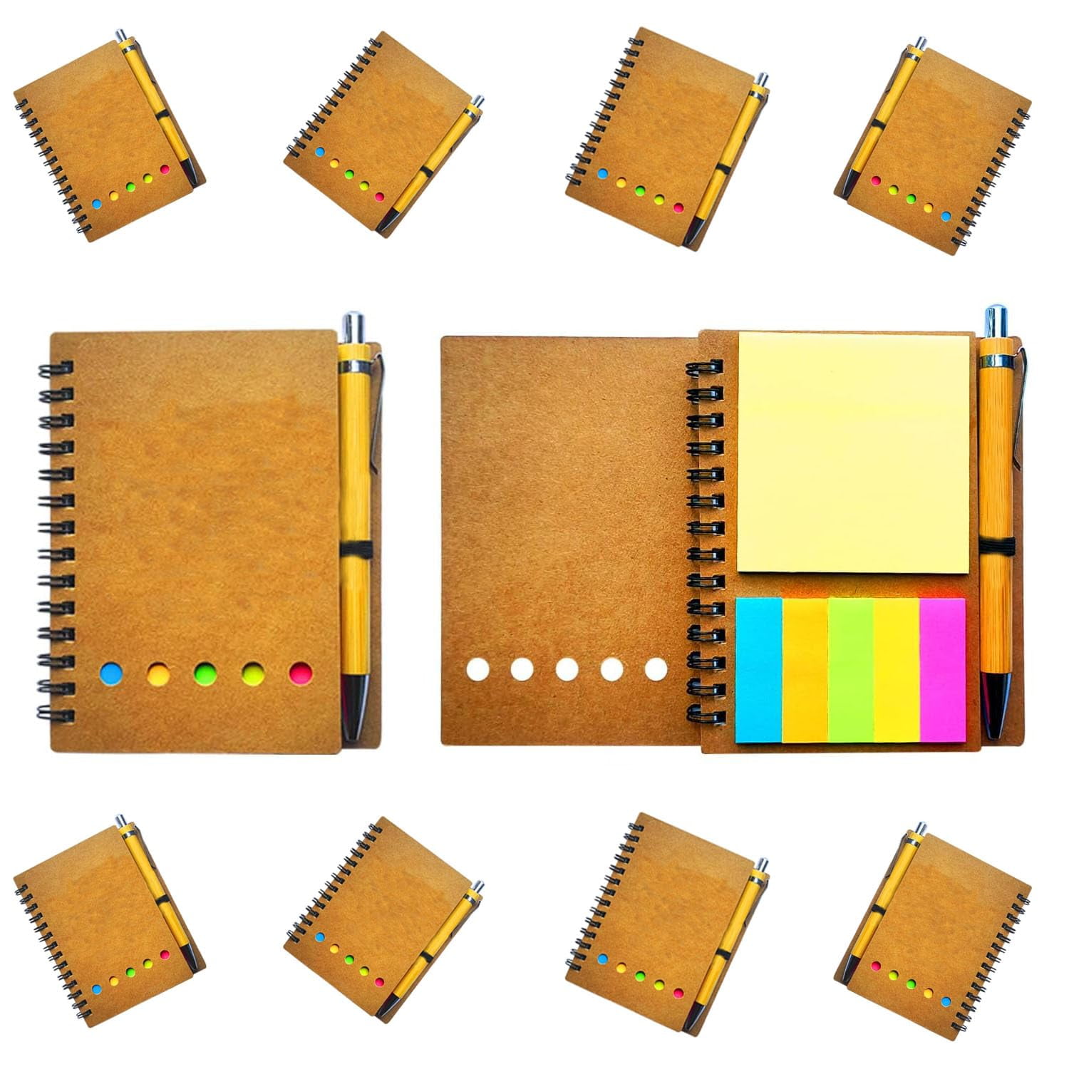 2026 Inspirational Spiral Notebook 10 Sets Portable Employee ...