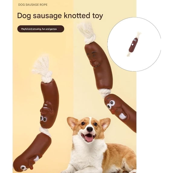 2026 Interactively Plush Dog Toy for Teething Puppies Indoor Use Lovely ...