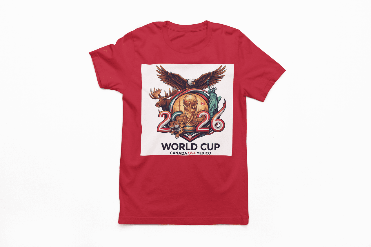 2026 International Soccer Fan Graphic T-Shirt North America Football ...