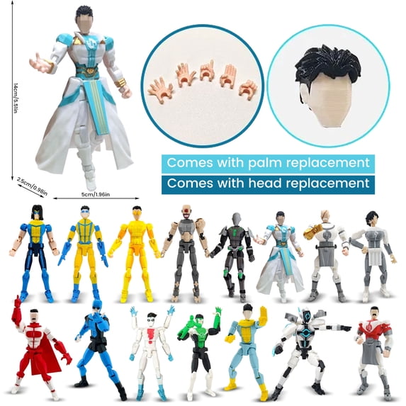 2026 Invincible 3D Printed Articulated Figurine, 14cm Articulated ...