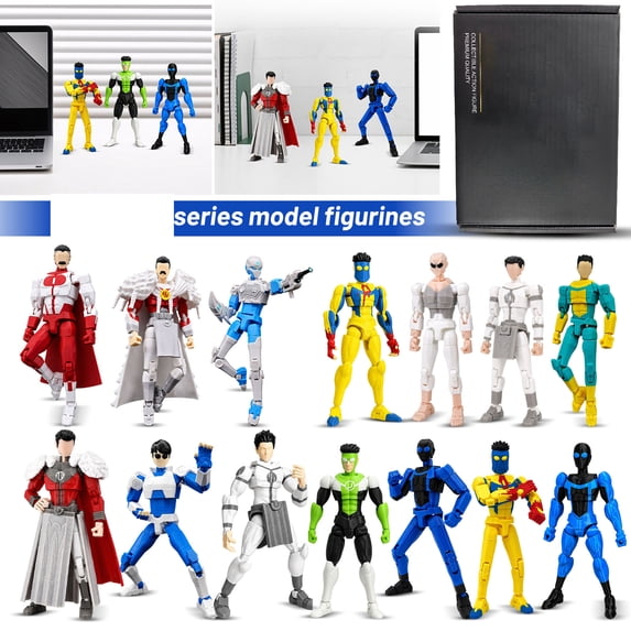 2026 Invincible Masked Mark 3D Printed Action Figure, 5.71" Fully ...