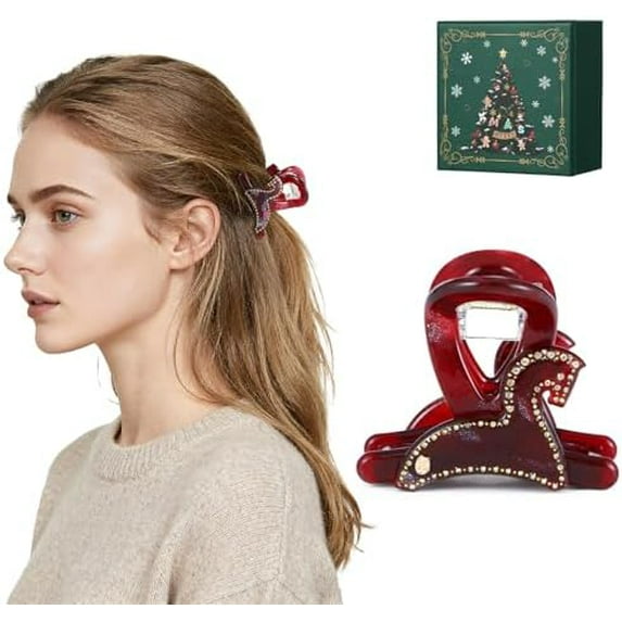 2026 Italian Designed Christmas Hair Barrettes for Women, -Based ...