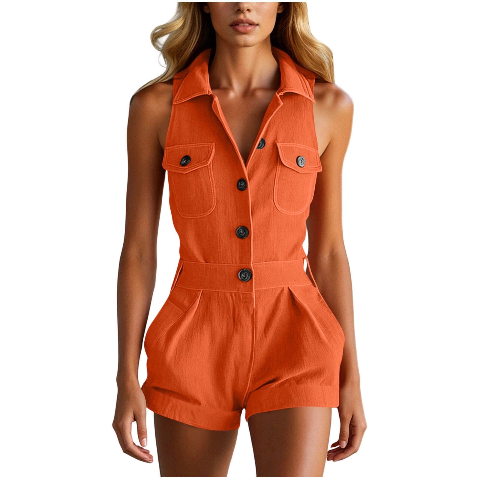 2026 Jumpsuit for Women Summer and Fall Plus Size Fashion V Neck ...