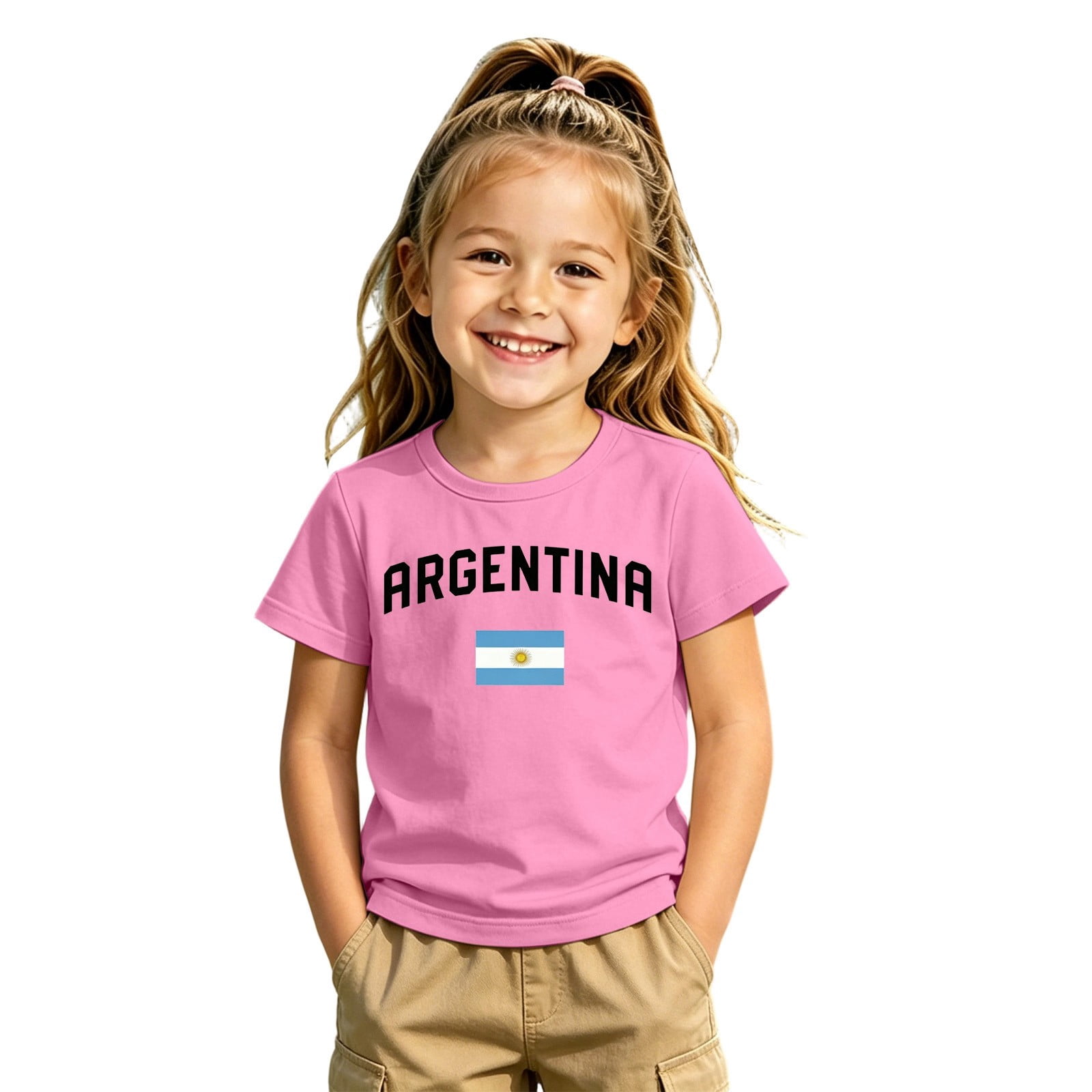 2026 Kids Country Pride T-Shirt - Canada Argentina Portugal Mexico Flag ...