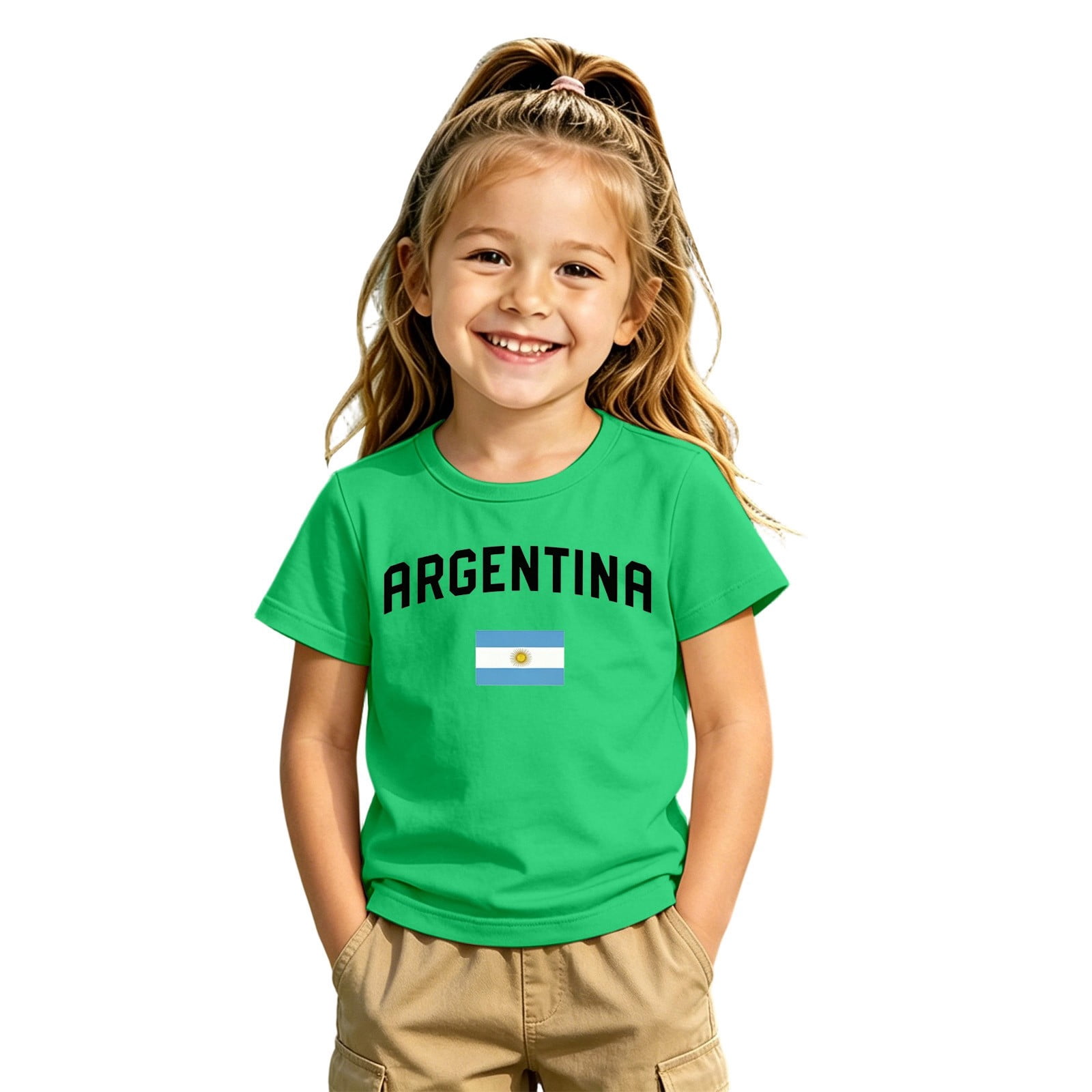 2026 Kids Country Pride T-Shirt - Canada Argentina Portugal Mexico Flag ...