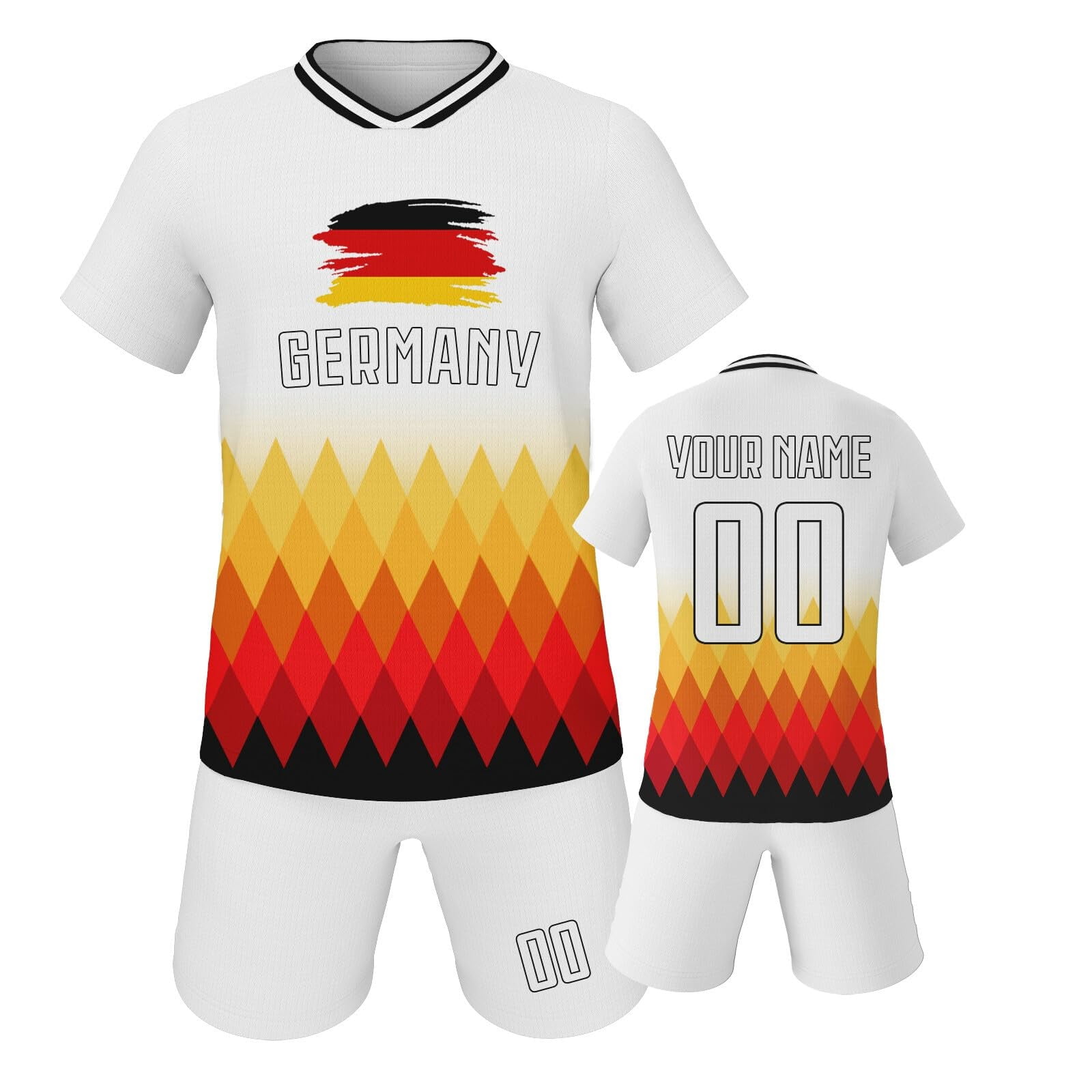 2026 Kids to Adults Family Fan Sportswear, Soccer & Shorts Matching Set ...