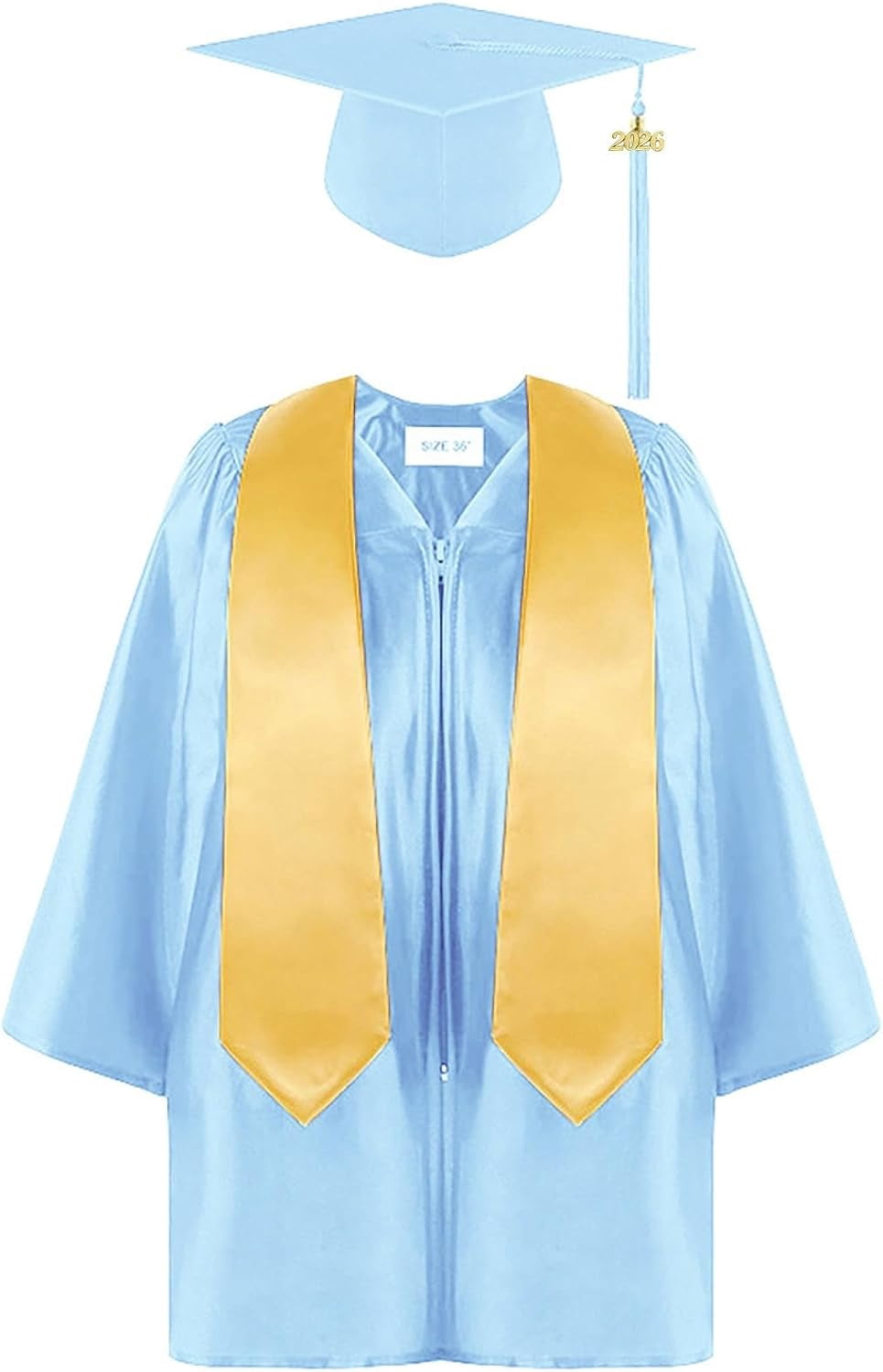 2026 Kindergarten & Preschool Shiny Graduation Gown Set – Unisex ...