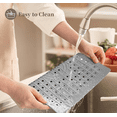 2026 Kitchen Sink Mat, 12" x 10" Rectangular Sink Protector Pad, Fast ...