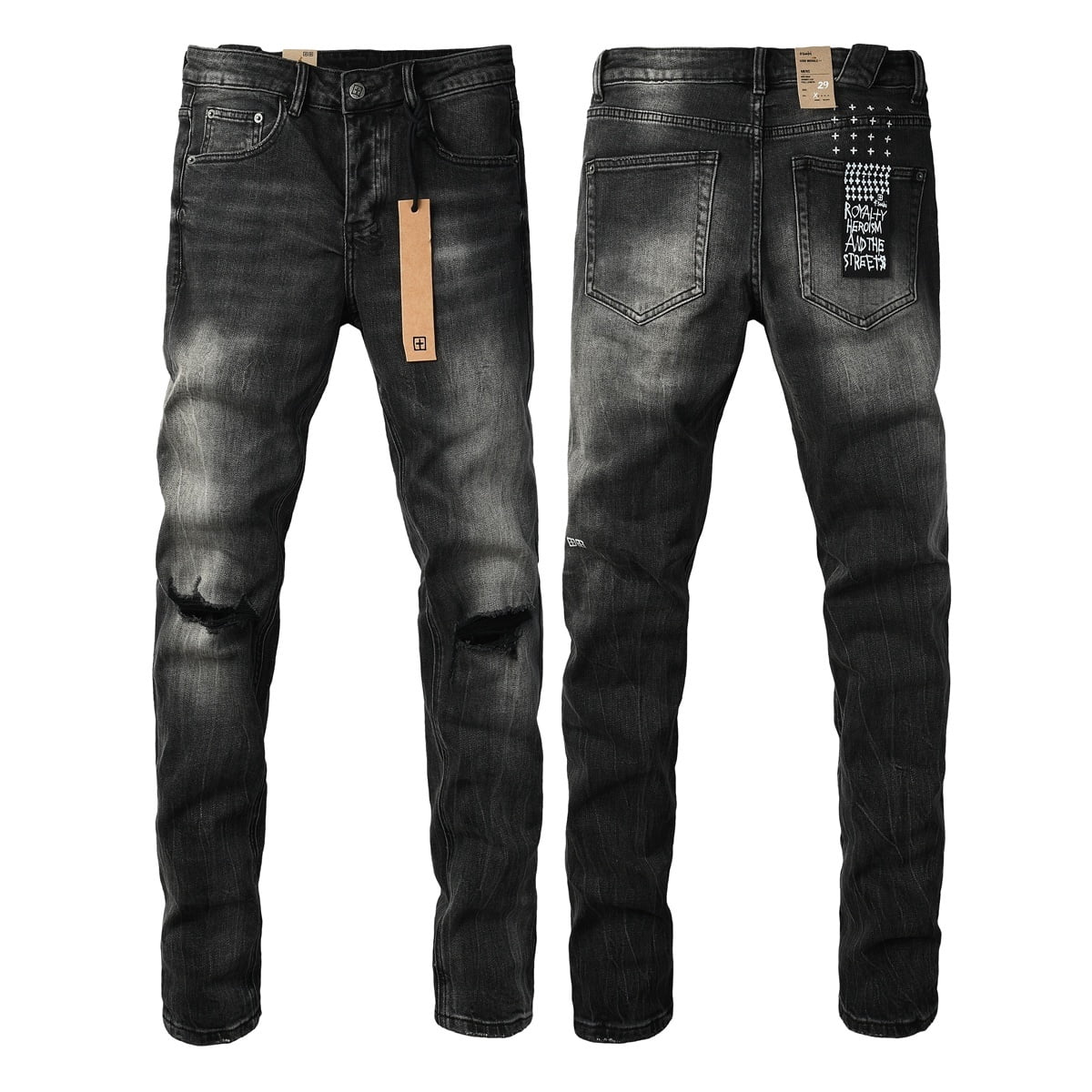 2026 Ksubis Jeans brand Jeans Men's Jeans Casual Comfort Holes ...