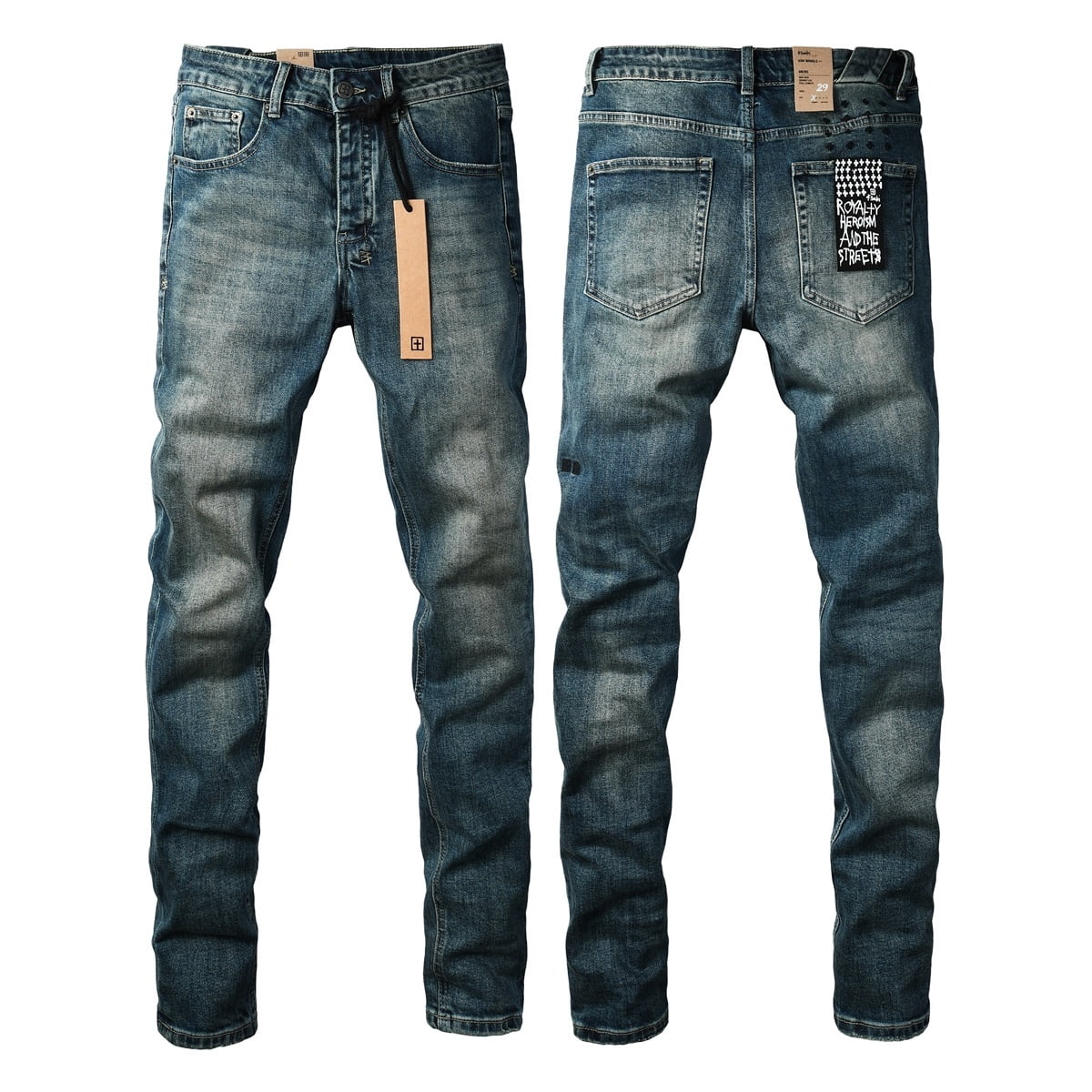 2026 Ksubis Jeans brand Jeans Men's Jeans Casual Comfort Holes ...