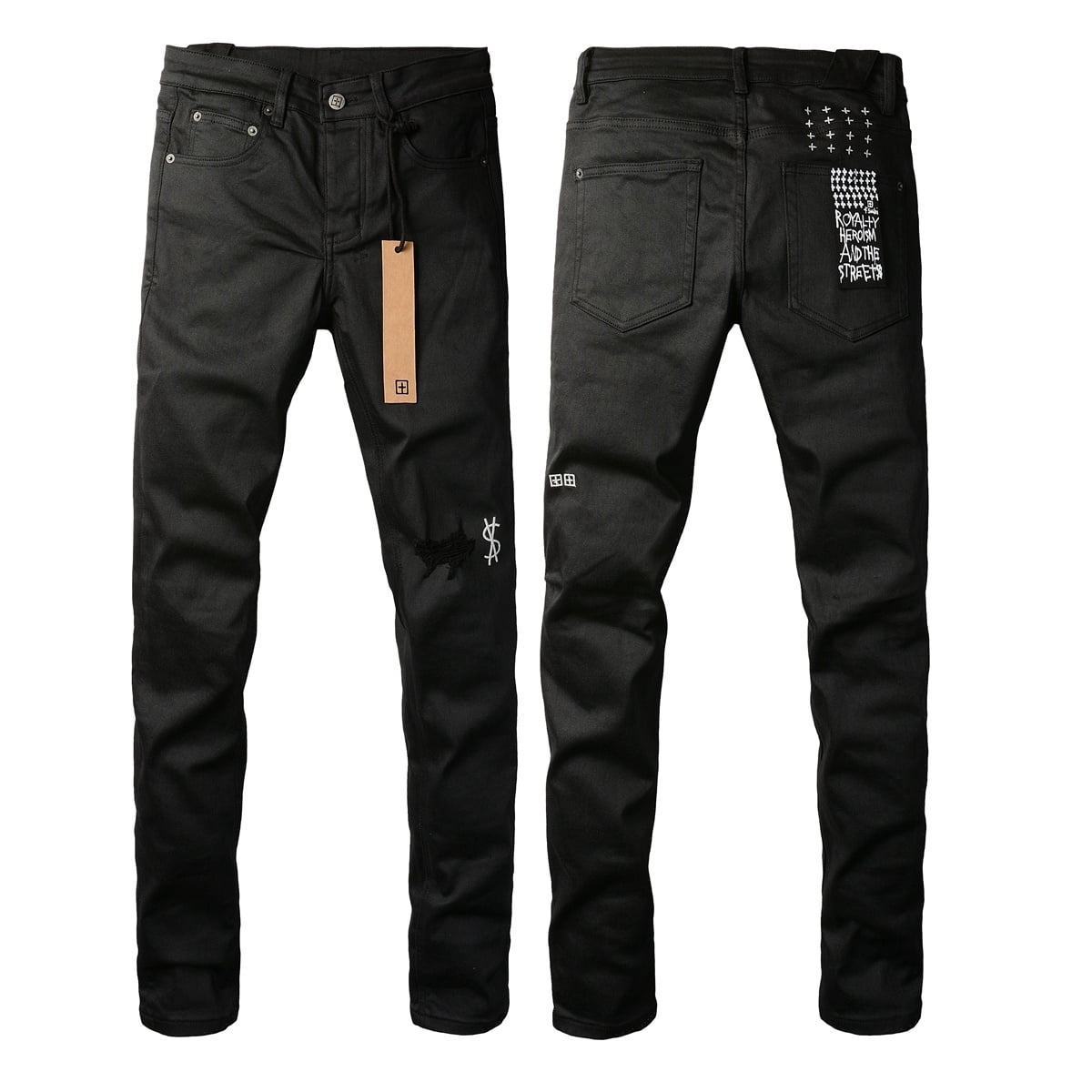 2026 Ksubis Jeans brand Jeans Men's Jeans Casual Comfort Holes ...
