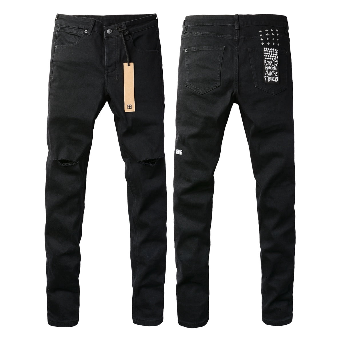 2026 Ksubis Jeans brand Jeans Men's Jeans Casual Comfort Holes ...