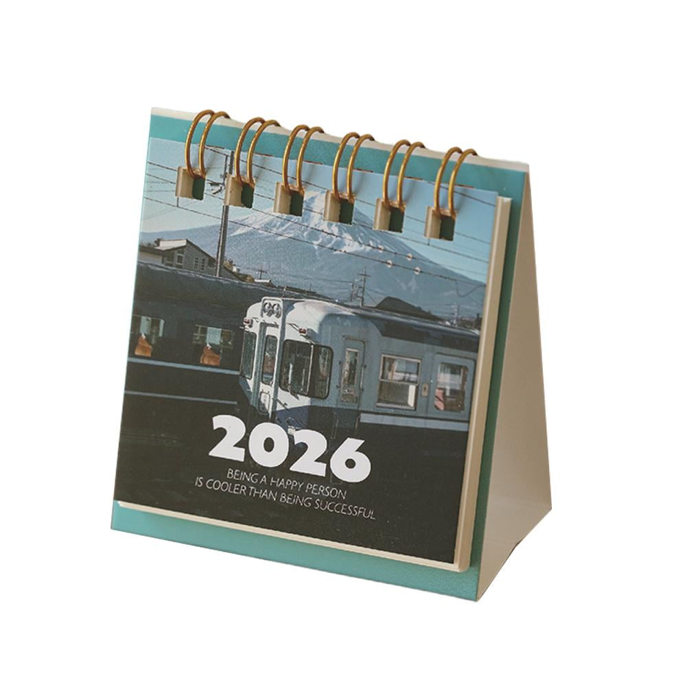 2026 Landscape Mini Desk Calendar Made of Paper for Desktop, Bedside ...