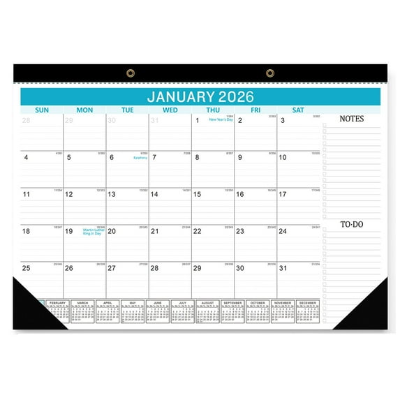 2026 Large Desk Calendar - 22x17 Inch Oversized Wall Planner - January ...