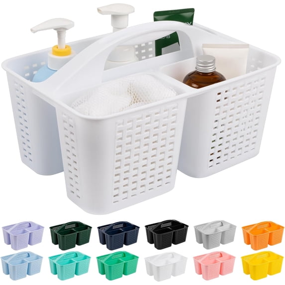 2026 Latest Drain Hole Plastic Portable Shower Caddy Tote with ...