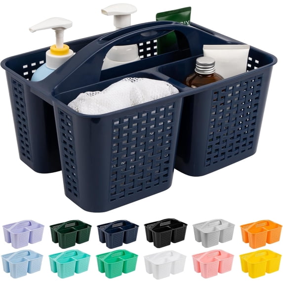 2026 Latest Portable Plastic Shower Caddy with Handle, Drainable ...