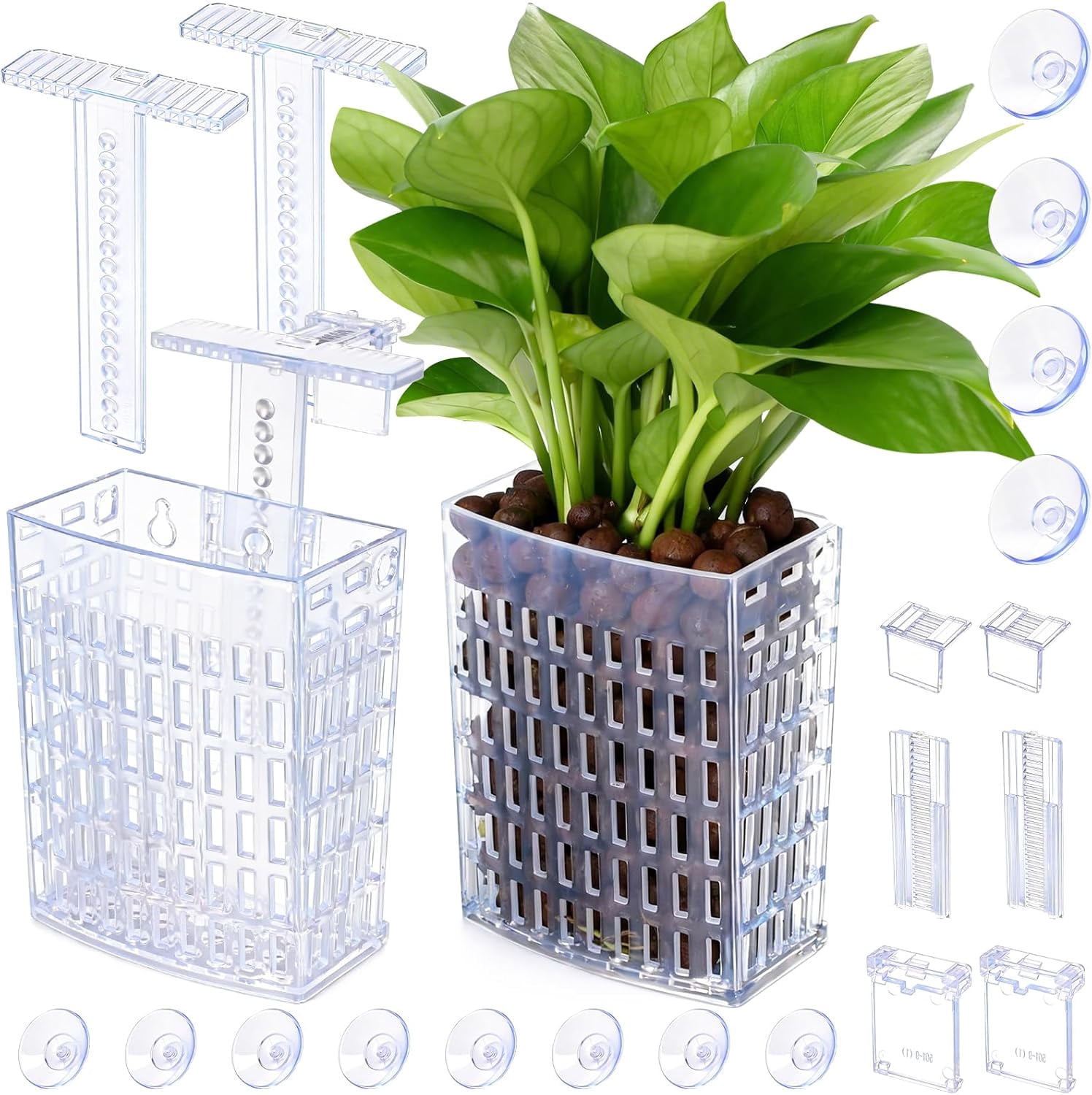 2026 Latest Upgraded Aquarium Plant Holder Adjustable Height with ...