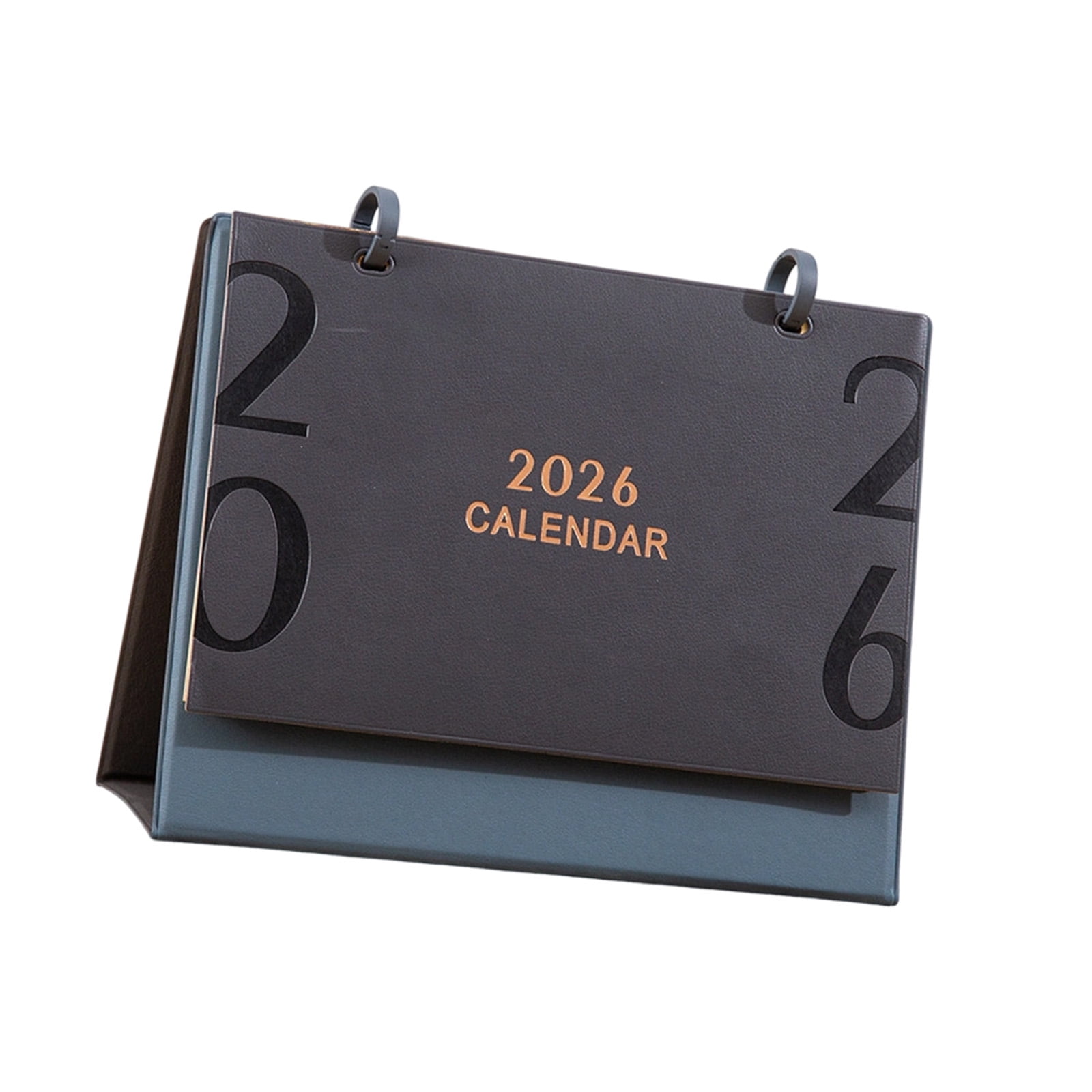 2026 Leather Desktop Calendar 12-Month Planner Jan-Dec with Holiday ...